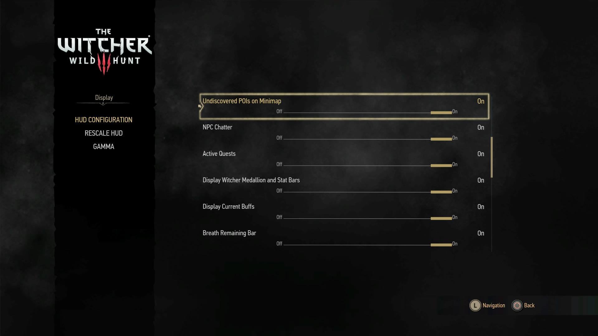The Witcher 3: Wild Hunt - User Interface - gamefront.de