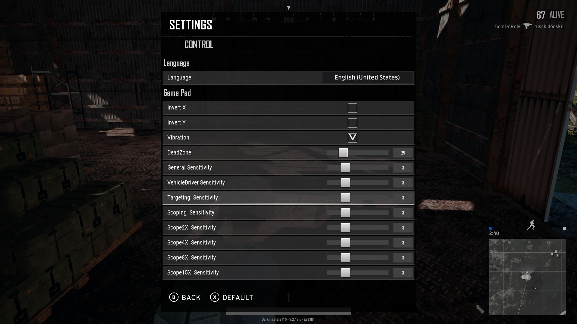 PlayerUnknown's Battlegrounds Xbox One - Controller Layout - gamefront.de